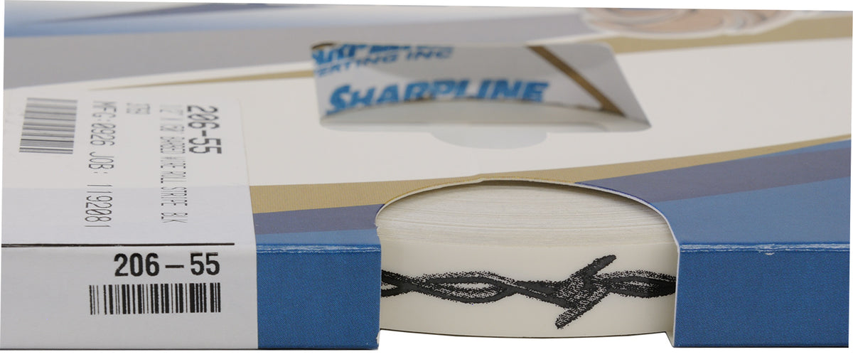 Sharpline 206 Barbed Wire Striping Printed on Clear – karstripes.com